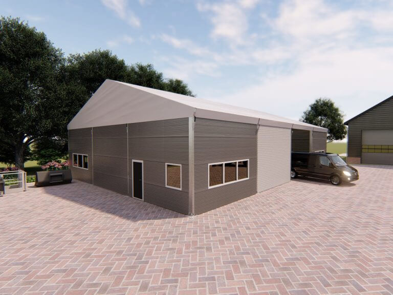 Ice skating rink canopy | Donselaar